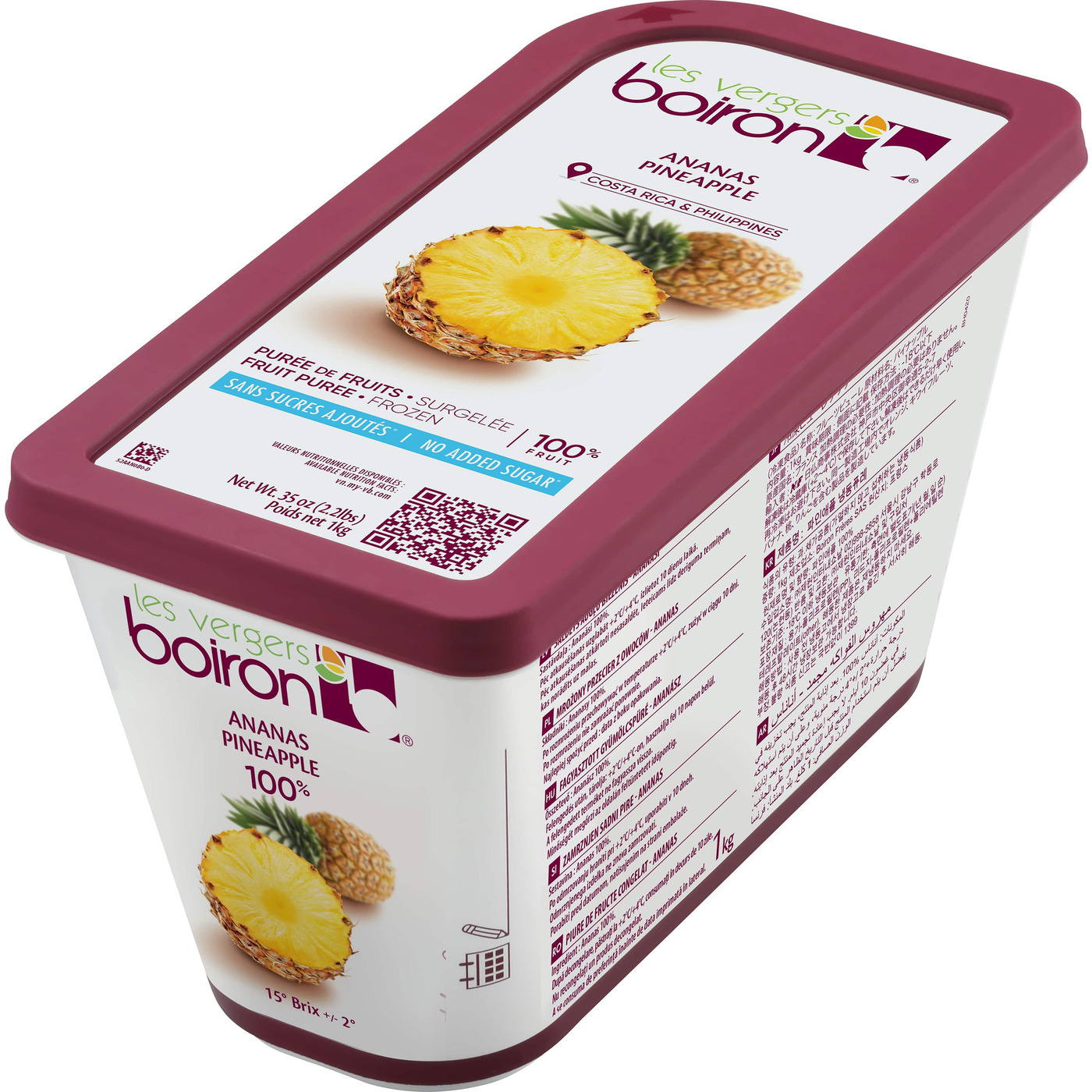 Transgourmet Österreich - Boiron Fruchtpüree Ananas tiefgekühlt 1 kg