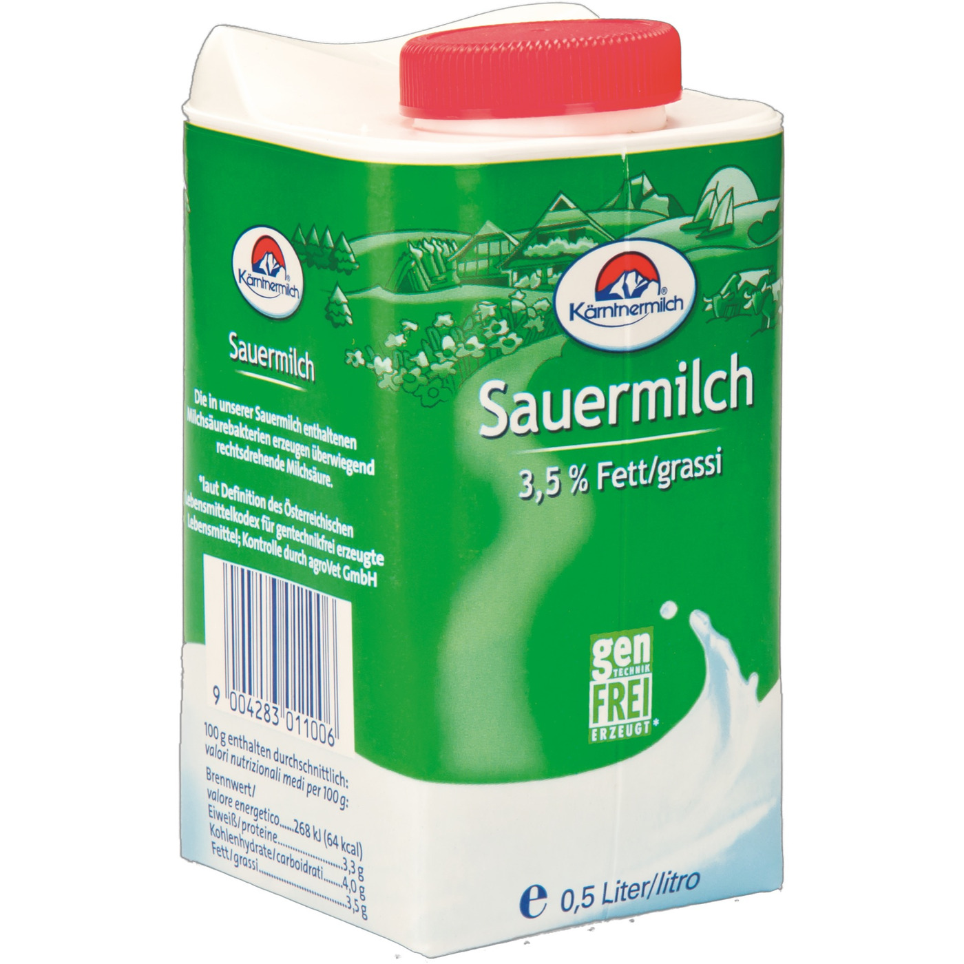 Transgourmet Österreich - Kärntnermilch Sauermilch 3,5% Fett 0,5 l
