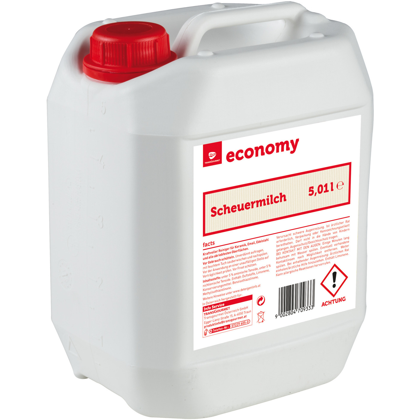 Transgourmet Österreich - Economy Scheuermilch 5 l
