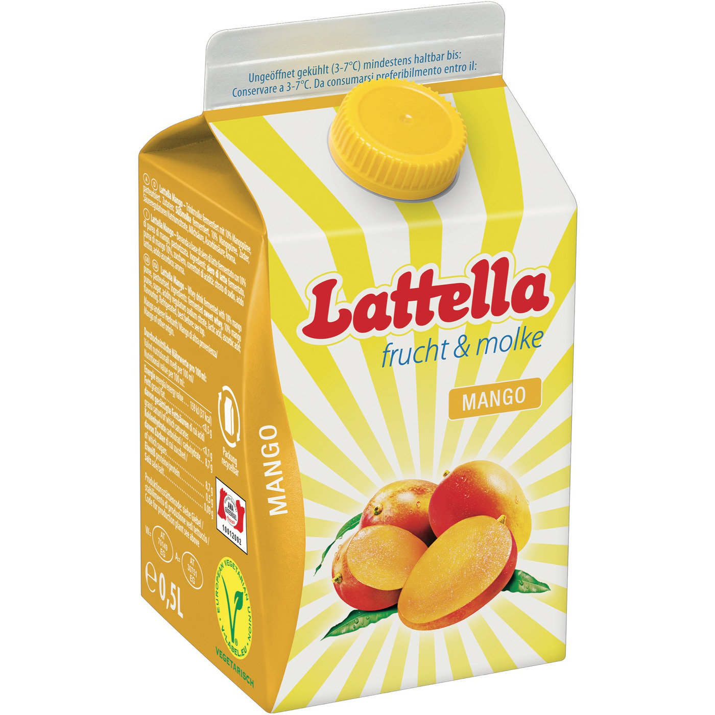 Transgourmet Österreich - Lattella Molkedrink Mango 500 ml