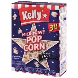 Transgourmet Österreich - Kelly´s Mikrowellen Popcorn Salz 3 x 90 g
