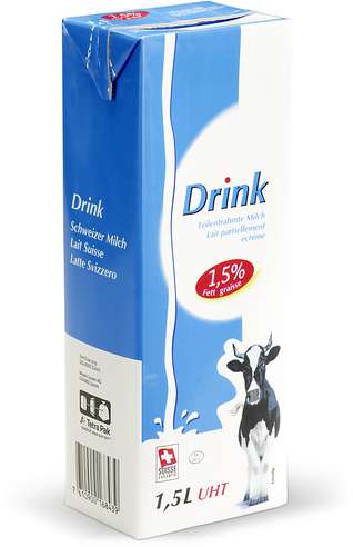 CultureFood - UHT Lait drink Love 1.5% bouteille 1.5l