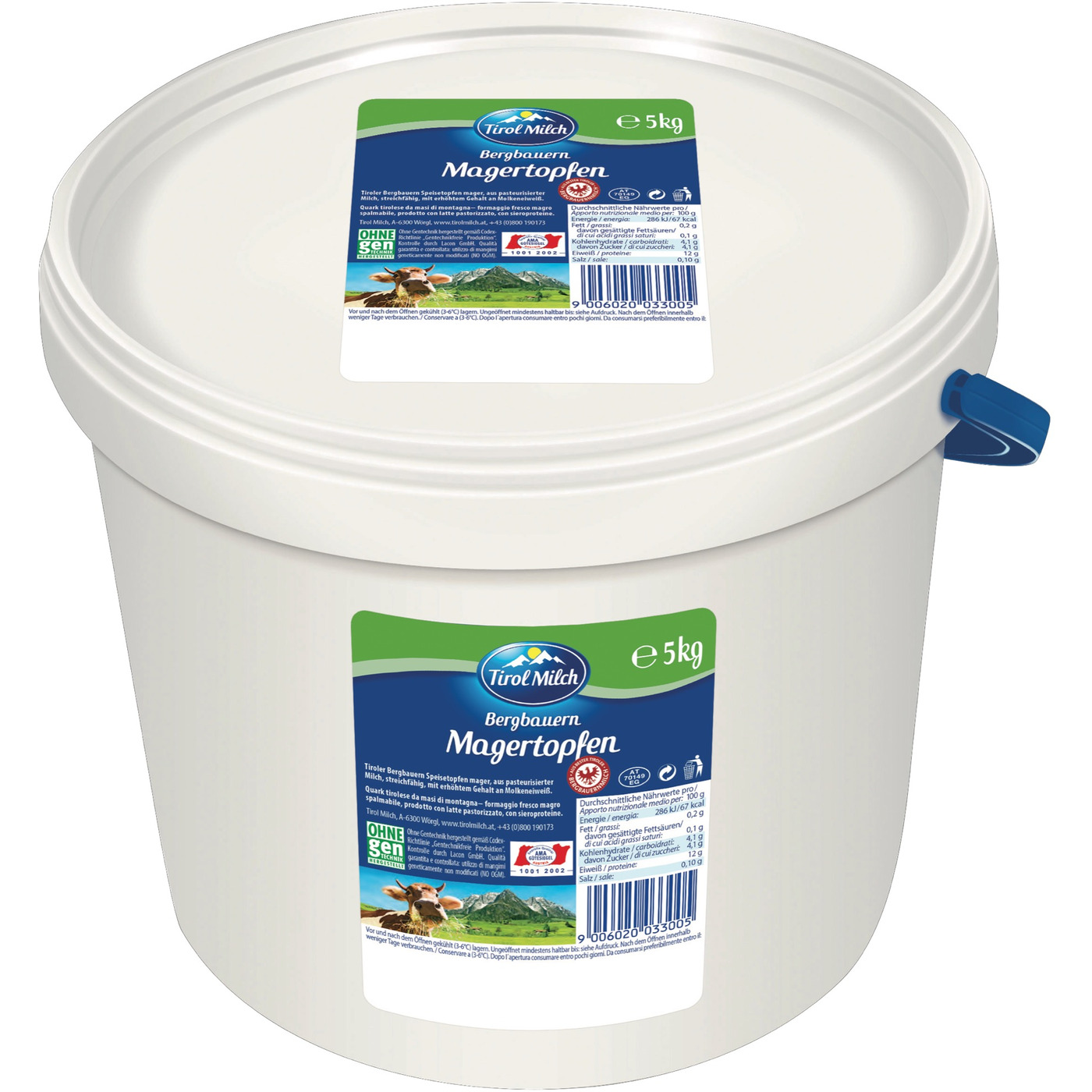 Transgourmet Österreich - Tirol Milch Österreichischer Topfen mager 0% ...