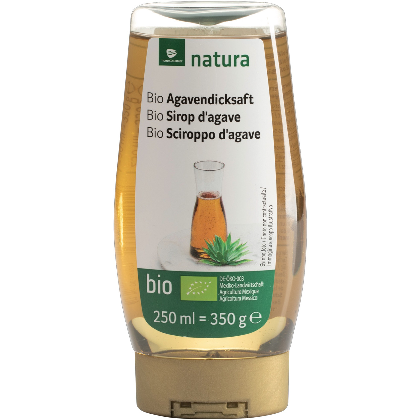 Transgourmet Österreich - Natura Bio Agavendicksaft 250 ml