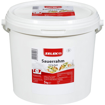 WEDL - BESTELLPORTAL - Selex Sauerrahm 5 kg 15 % Fett