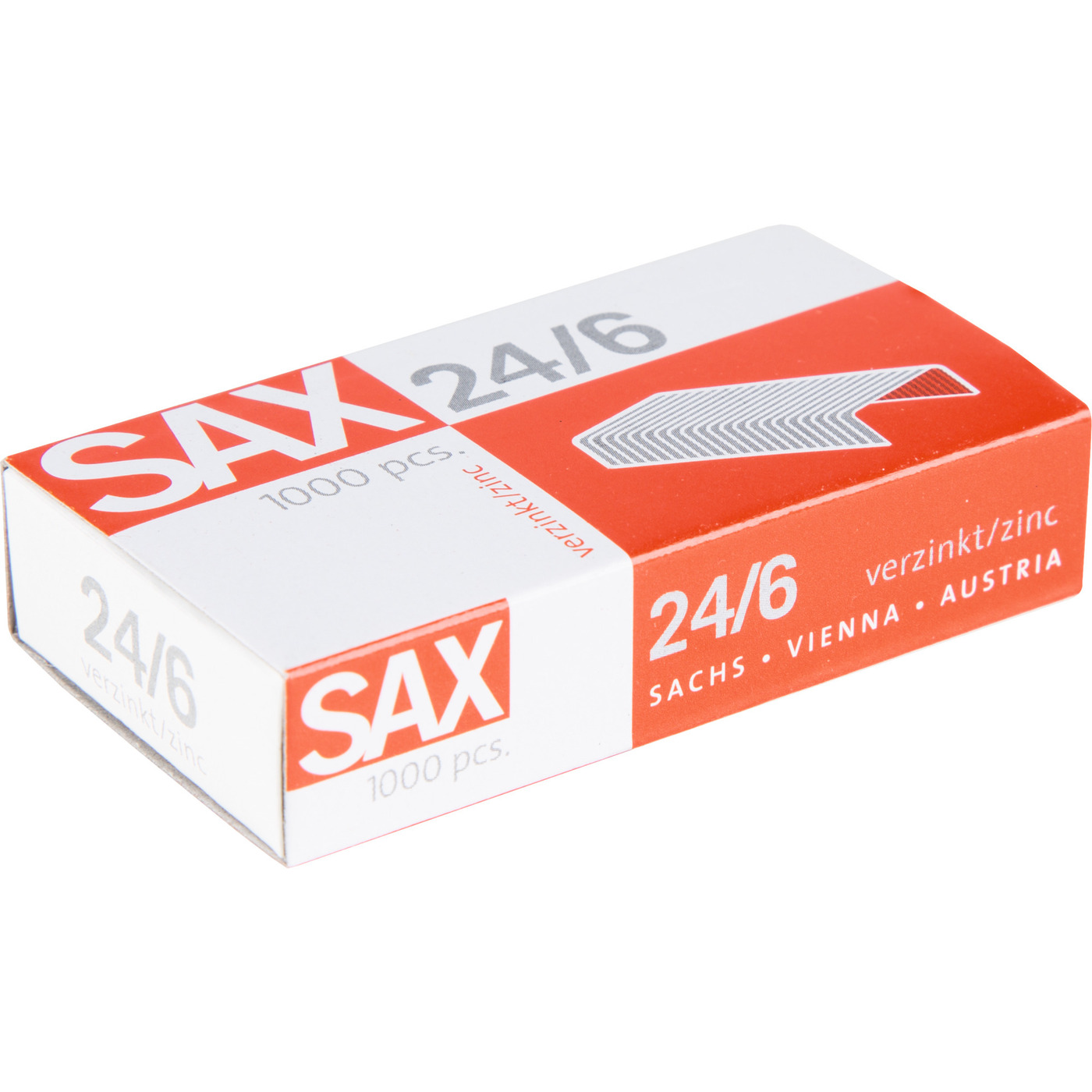 Transgourmet Österreich - Sax Heftklammern verzinkt 24/6 für max. 30 ...