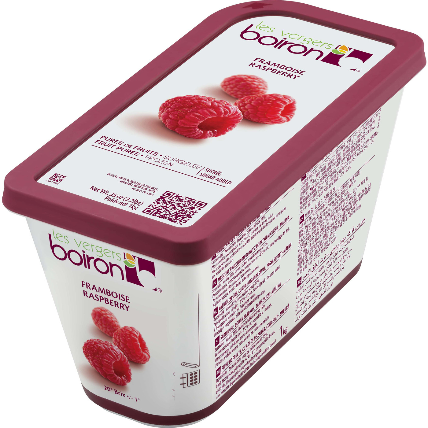 Transgourmet Österreich - Boiron Fruchtpüree Himbeer tiefgekühlt 1 kg