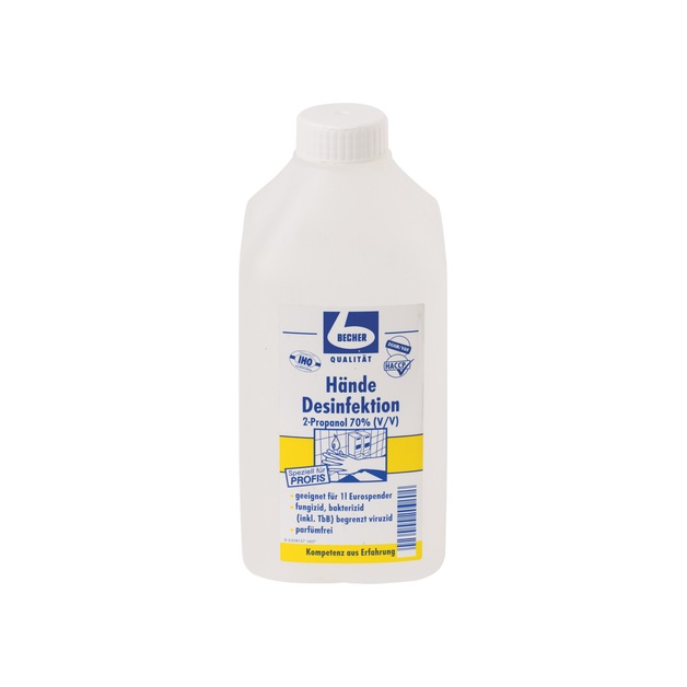 Transgourmet Österreich - Becher Händedesinfektion Biozid 1 Liter