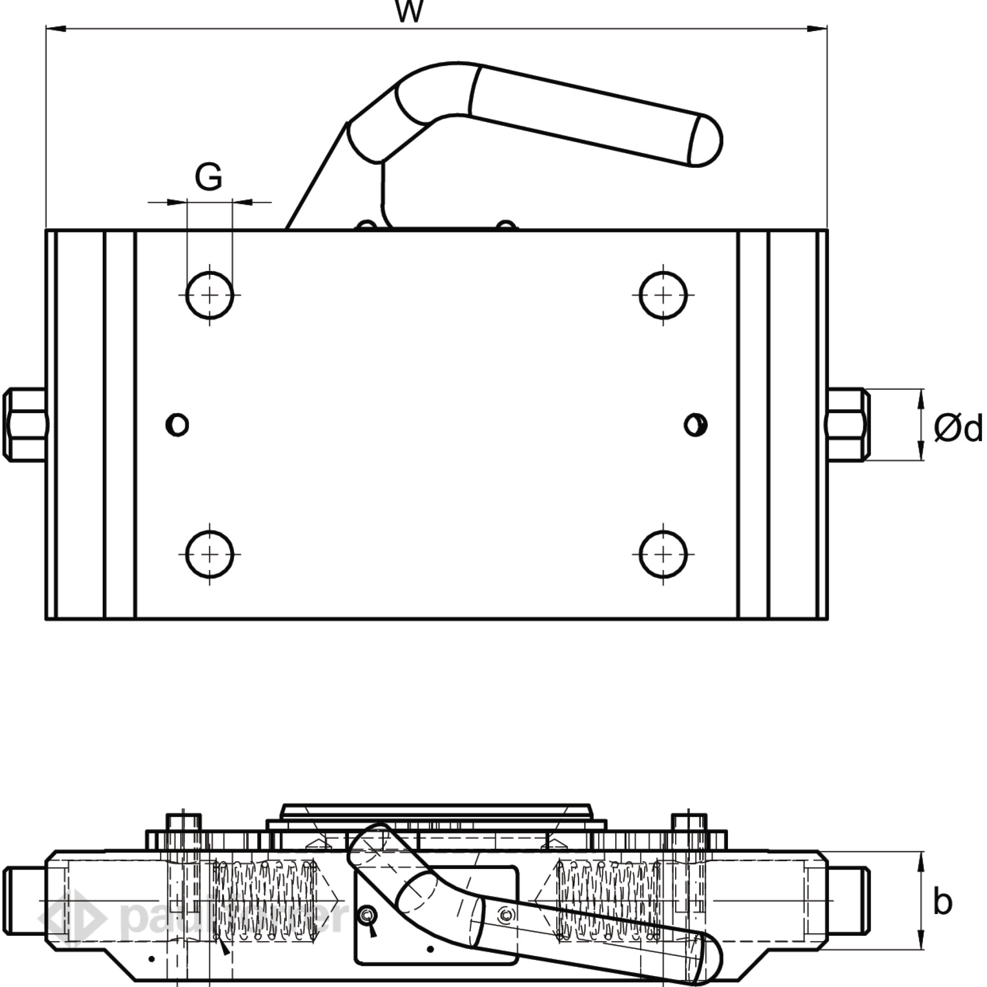 Paul Forrer AG - Adapterplatten für Höhenverstellungsschiene System ...
