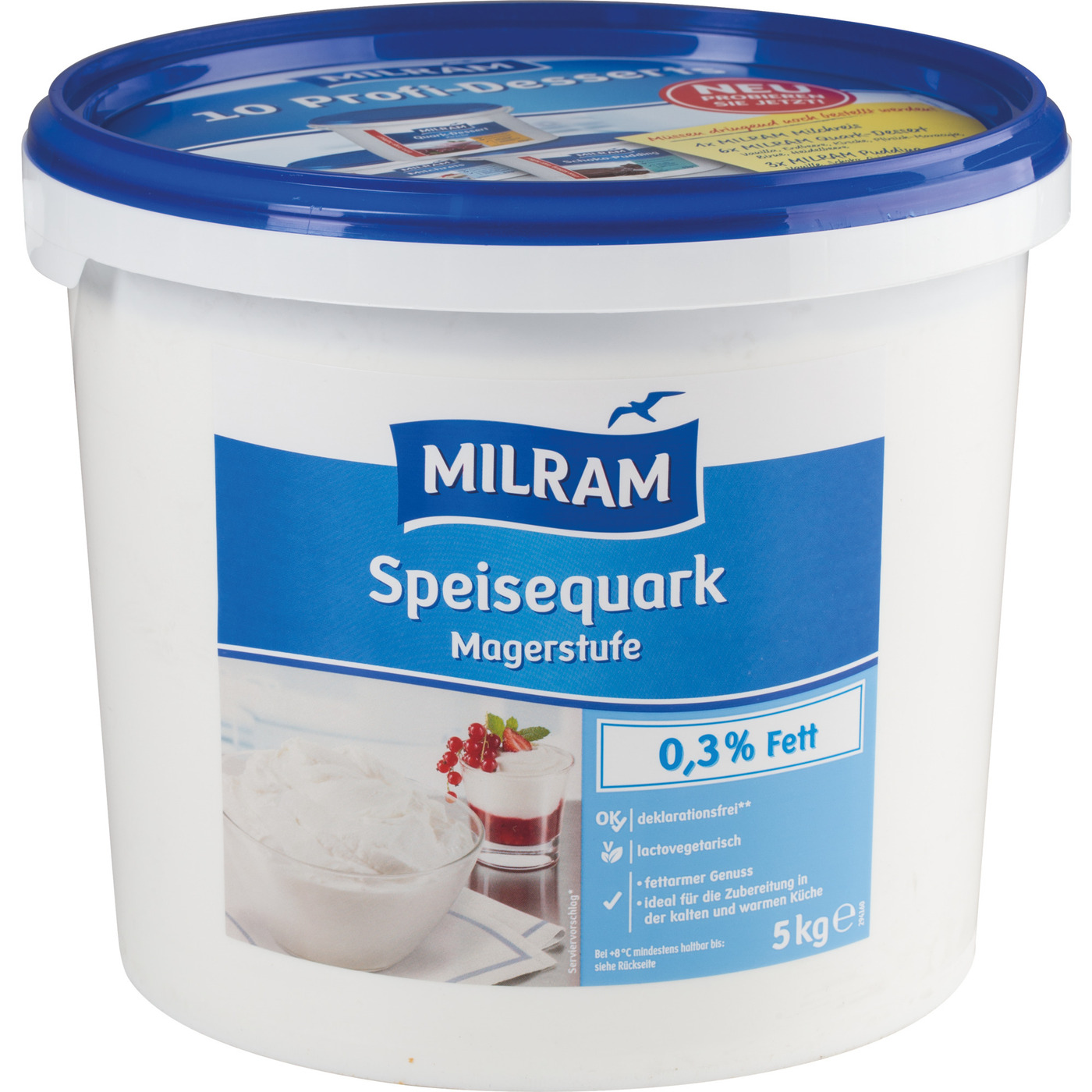 Transgourmet Österreich - Milram Speisetopfen mager 0,3 % Fett 5 kg