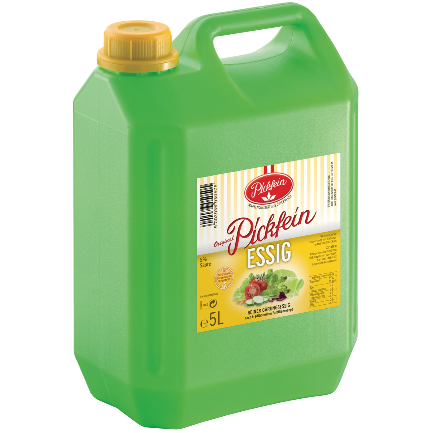 Transgourmet Österreich - Pickfein Essig 5% 5 l