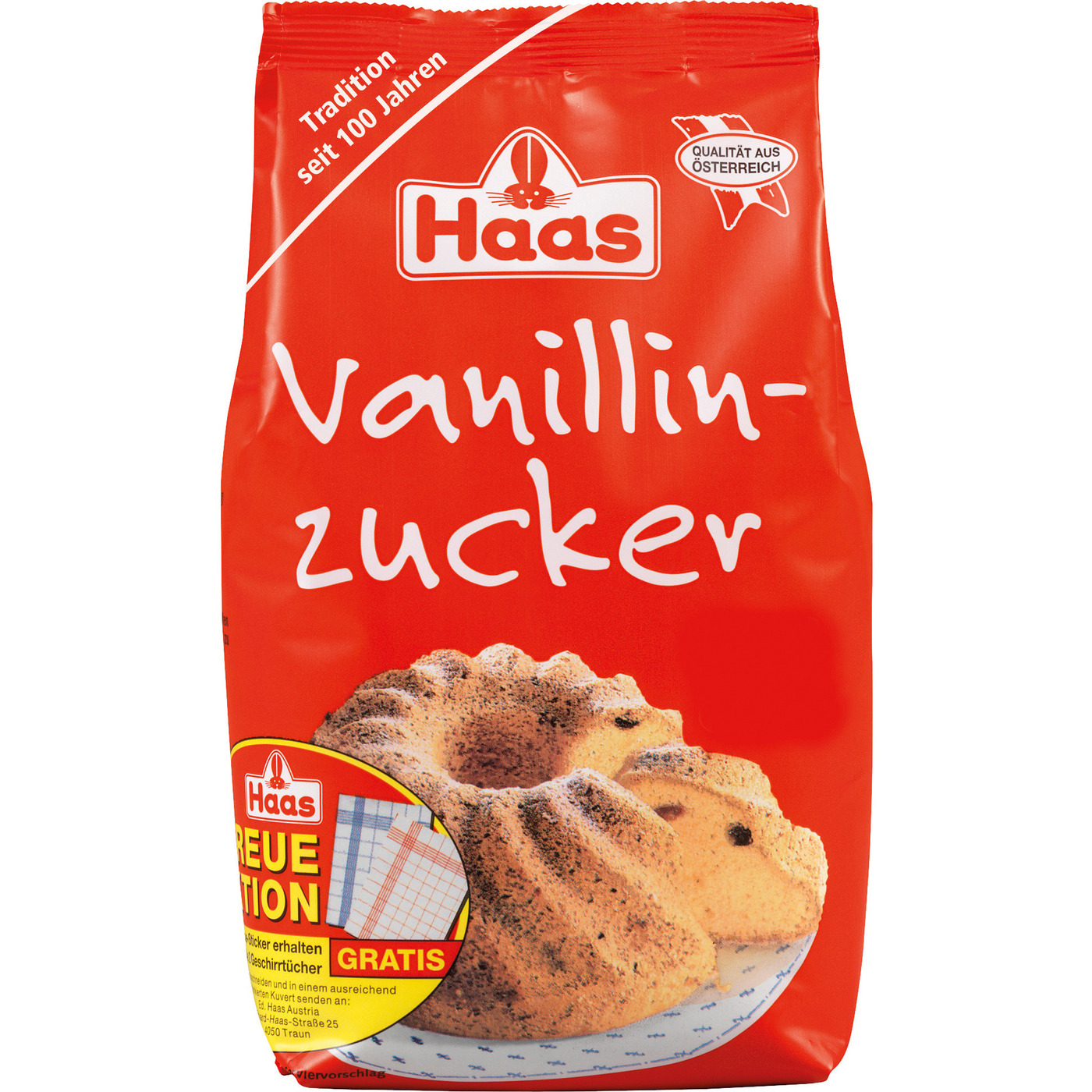 Transgourmet Österreich - Haas Vanillinzucker 1 kg