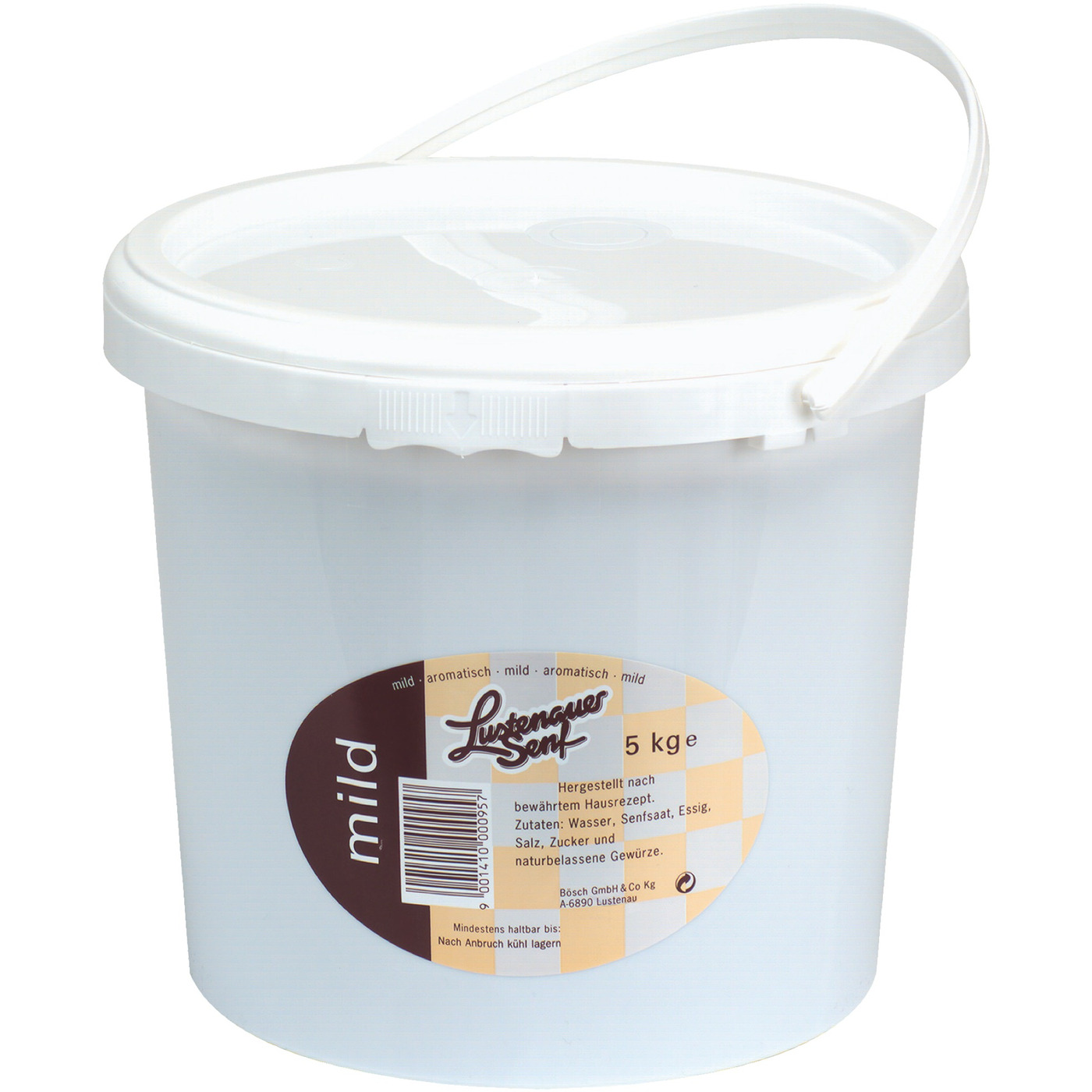 Transgourmet Österreich - Lustenauer Senf mild 5 kg