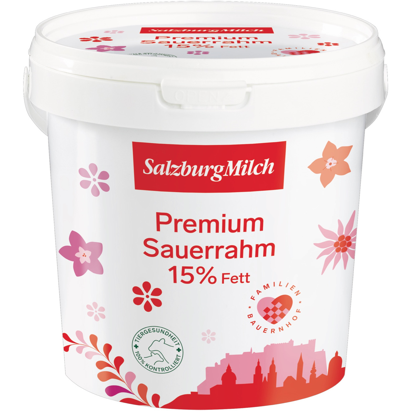 Transgourmet Österreich - SalzburgMilch Premium Sauerrahm 15% Fett 1 kg