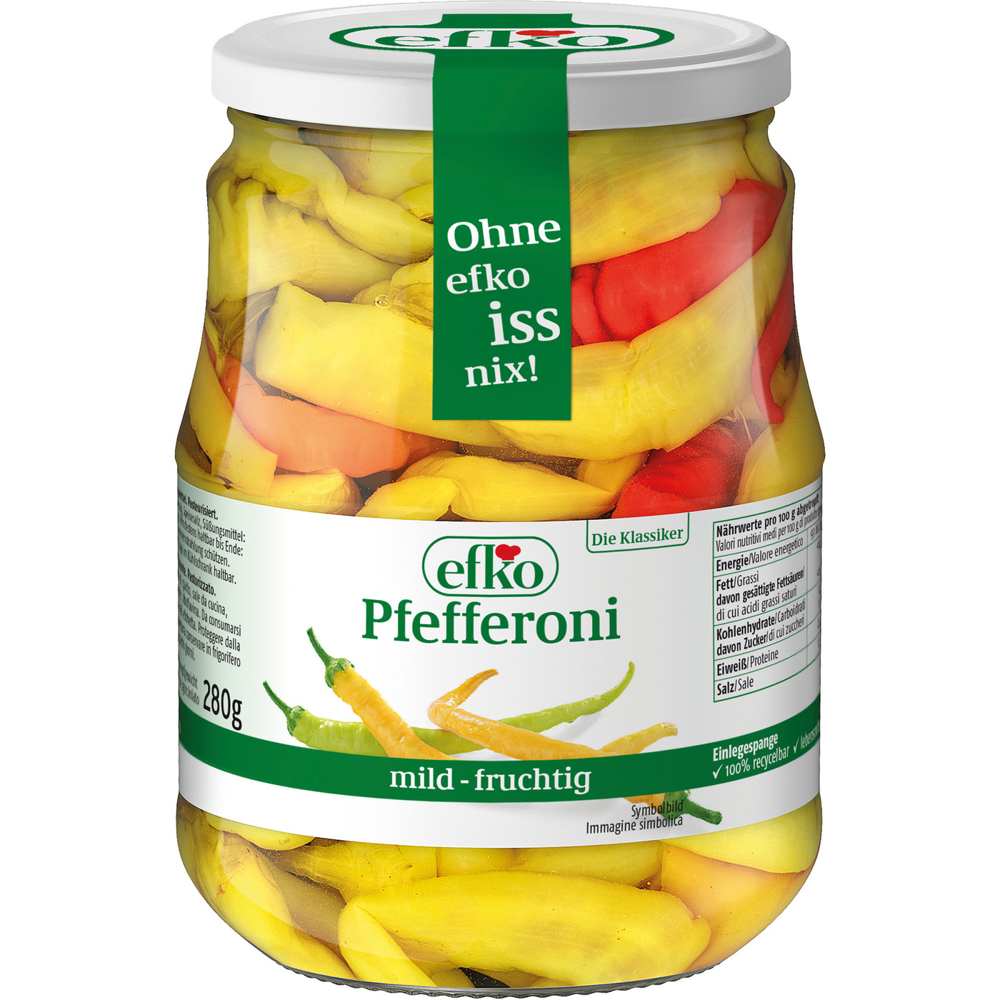 Transgourmet Österreich - Efko Pfefferoni mild 720 ml