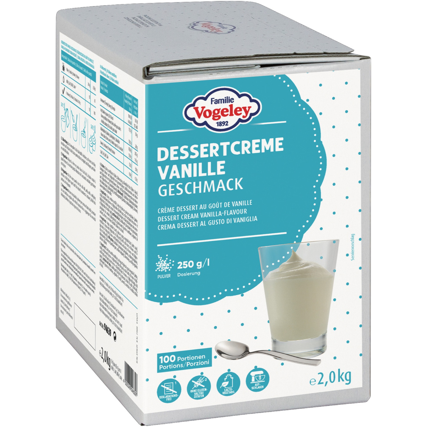 Transgourmet Österreich - Hügli Vogeley Dessertcreme Vanille 2 kg