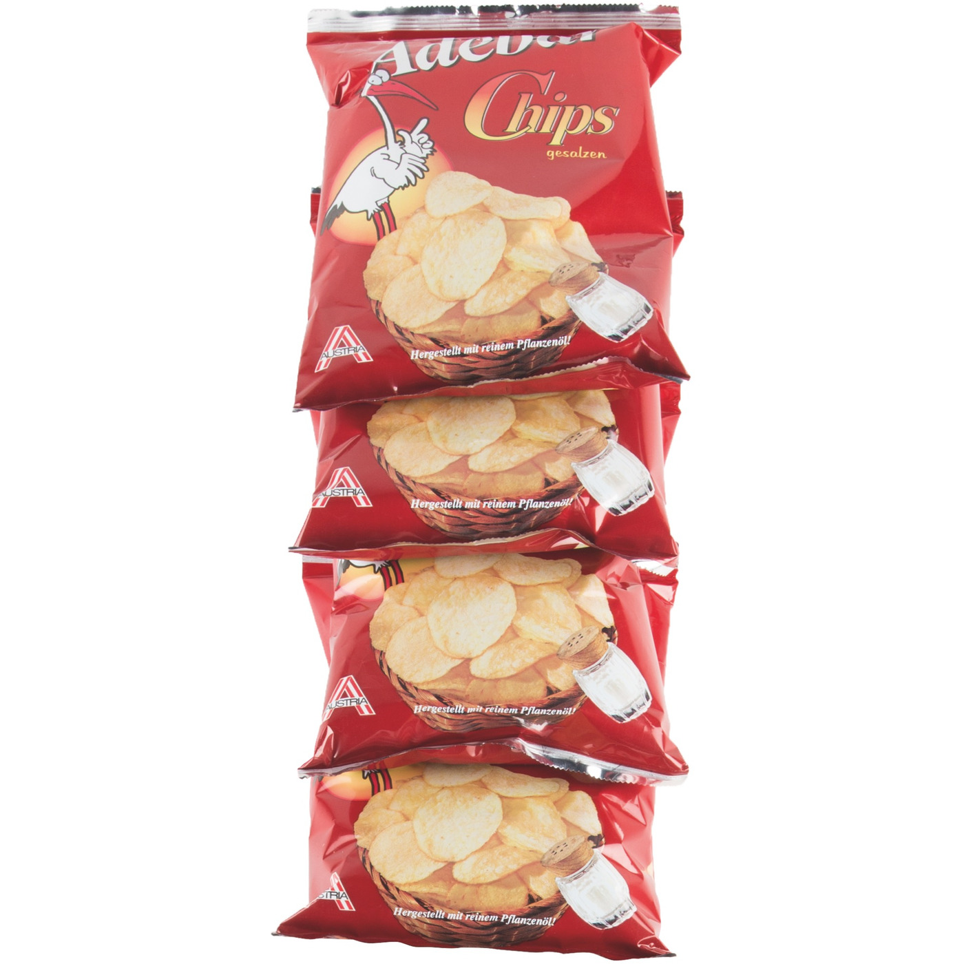 Transgourmet Österreich - Adebar Chips Streifen Gesalzen 10 x 40 g