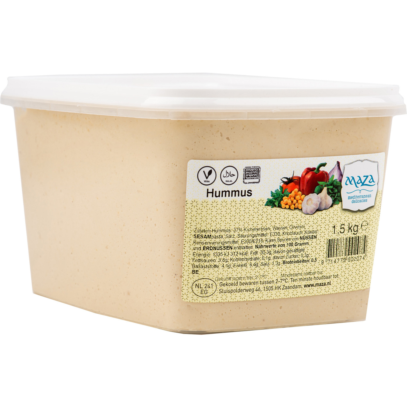 Transgourmet Österreich - Maza Hummus natur 1,5 kg