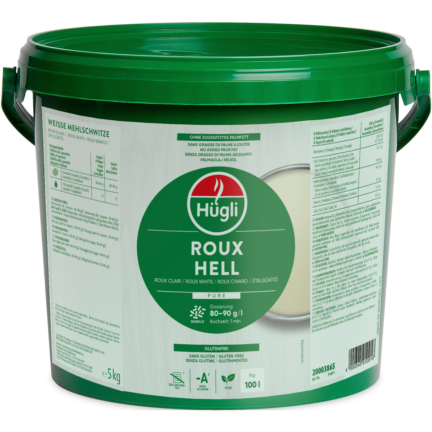 Transgourmet Österreich - Hügli Roux hell Pure 5 kg