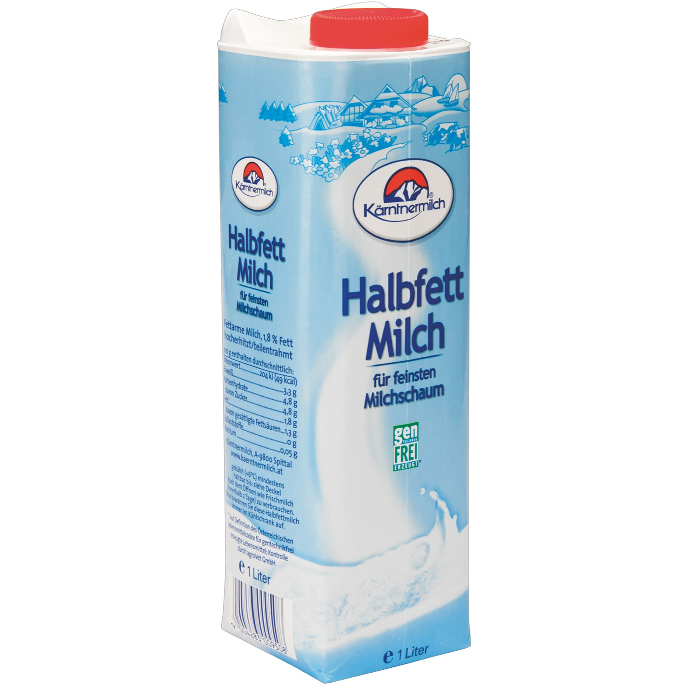 Transgourmet Österreich - Kärntnermilch Halbfettmilch ESL 1,8% 1 l