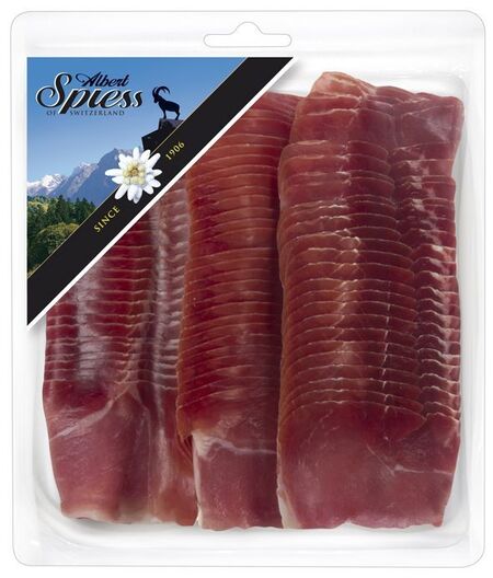 H&R Gastro - Rohschinken Sandwich geschnitten CH Schale 350g