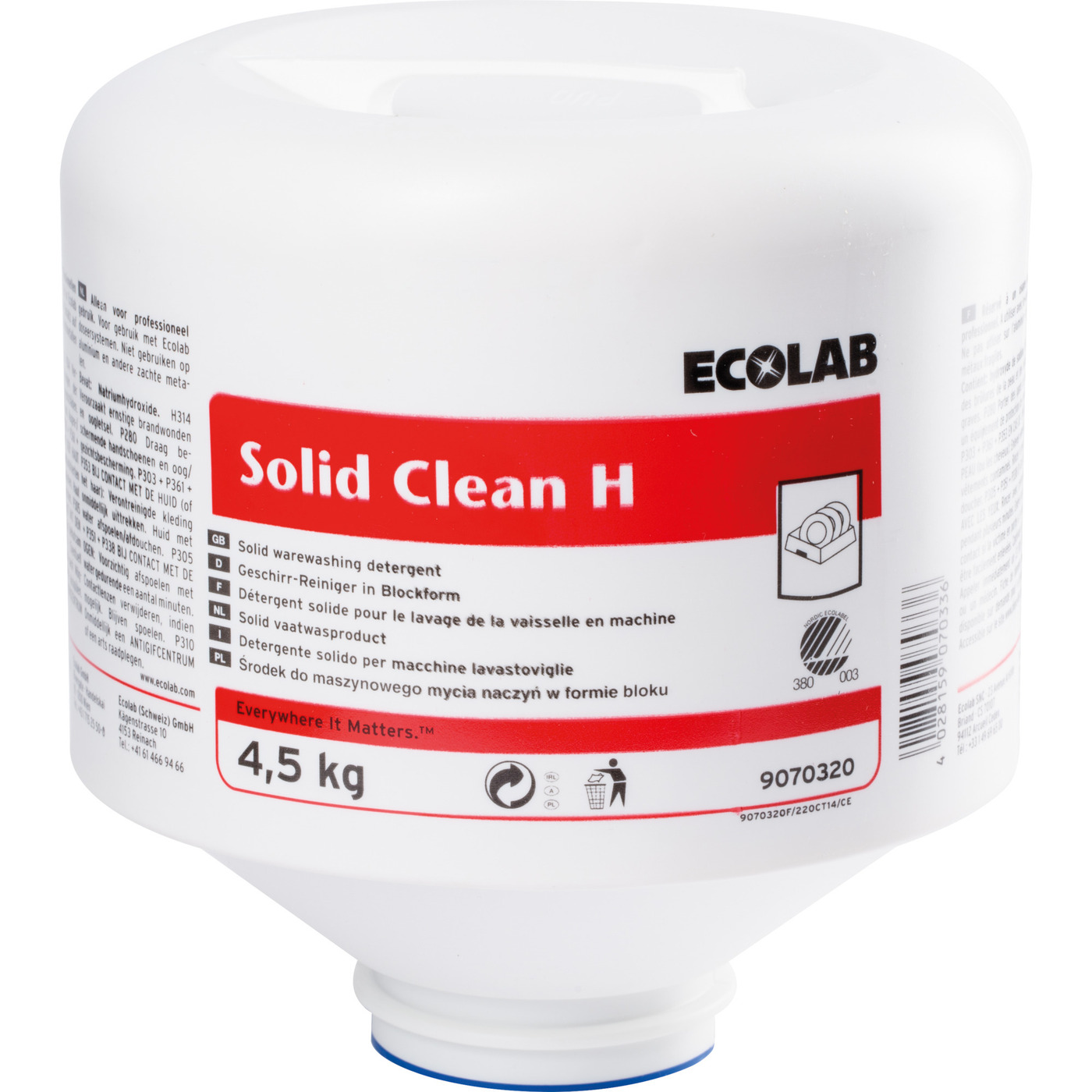 Transgourmet Österreich - Solid Clean H hochkonz. blockförmiges Maschinenspülmittel bis ...