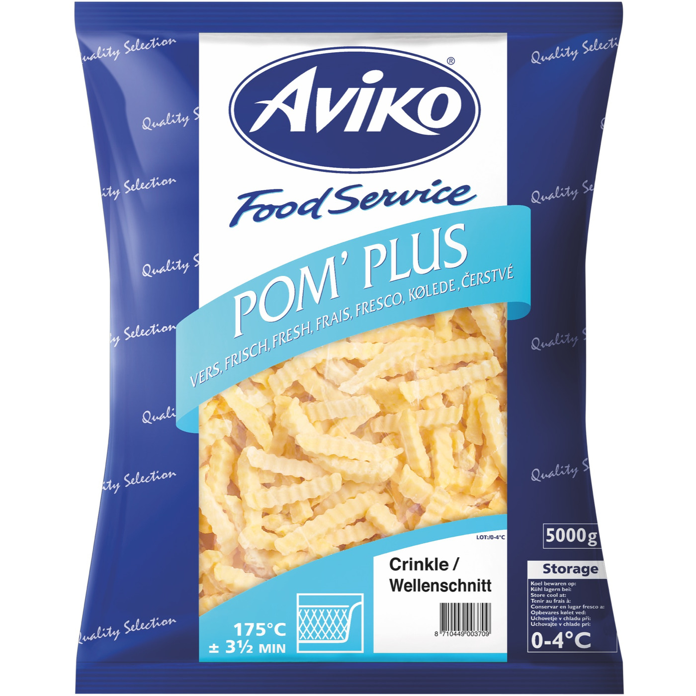 Transgourmet Österreich - Aviko Pommes Frites Zig Zag frisch, gekühlt 5 kg
