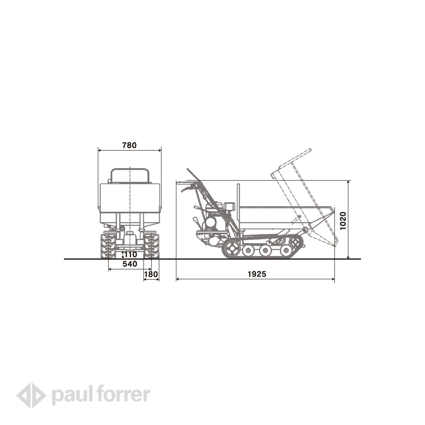 Paul Forrer AG - Canycom Raupentransporter BFP602-MBDP
