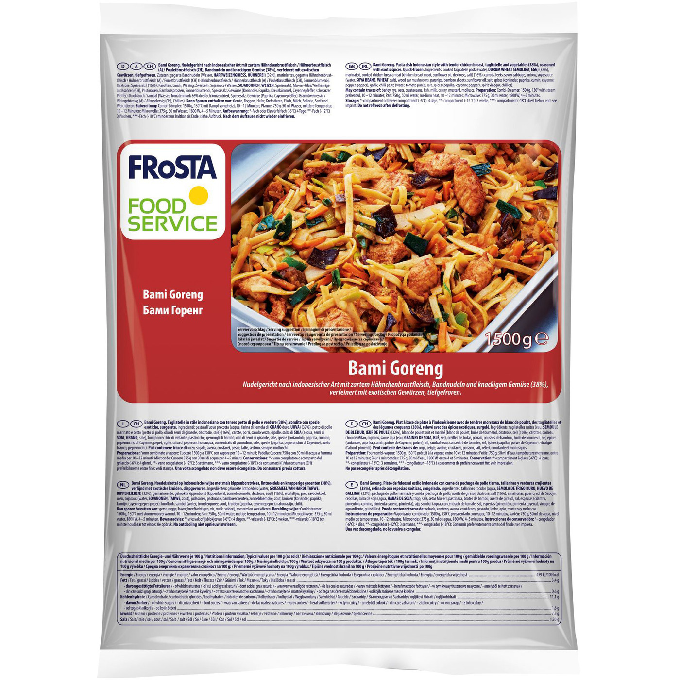 Transgourmet Österreich - Frosta Bami Goreng tiefgekühlt 1,5 kg