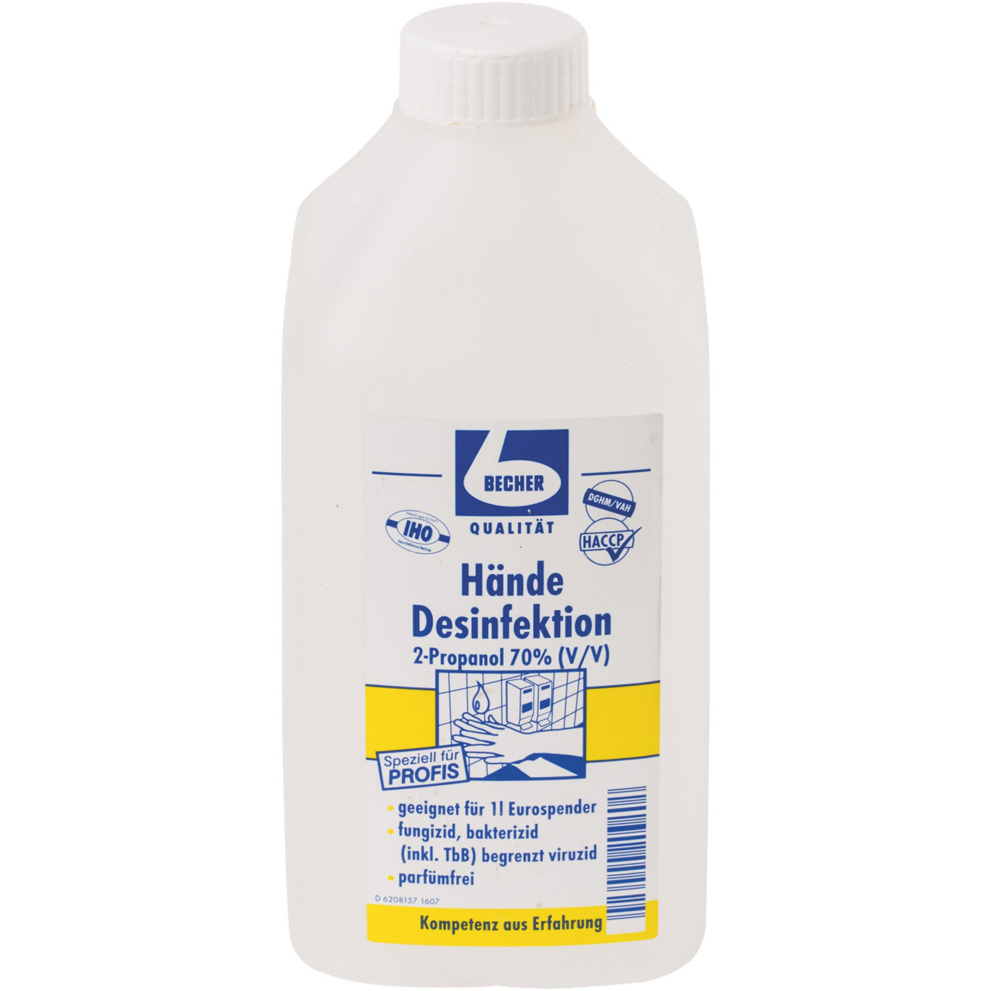 Transgourmet Österreich - Becher Händedesinfektion Biozid 1 Liter