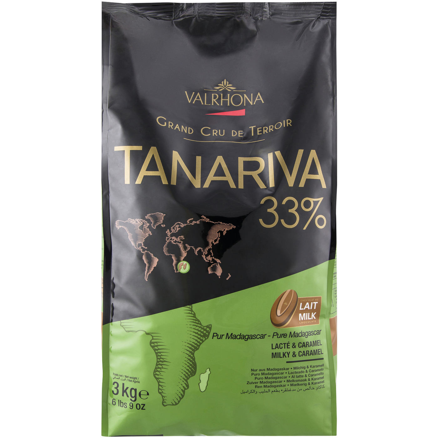 Transgourmet Österreich - Valrhona Tanariva Couvertüre Vollmilch 33% ...