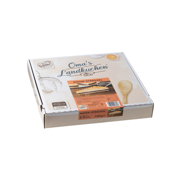 Transgourmet Österreich - Oma's Landkuchen Mohn Streusel geviertelt ...