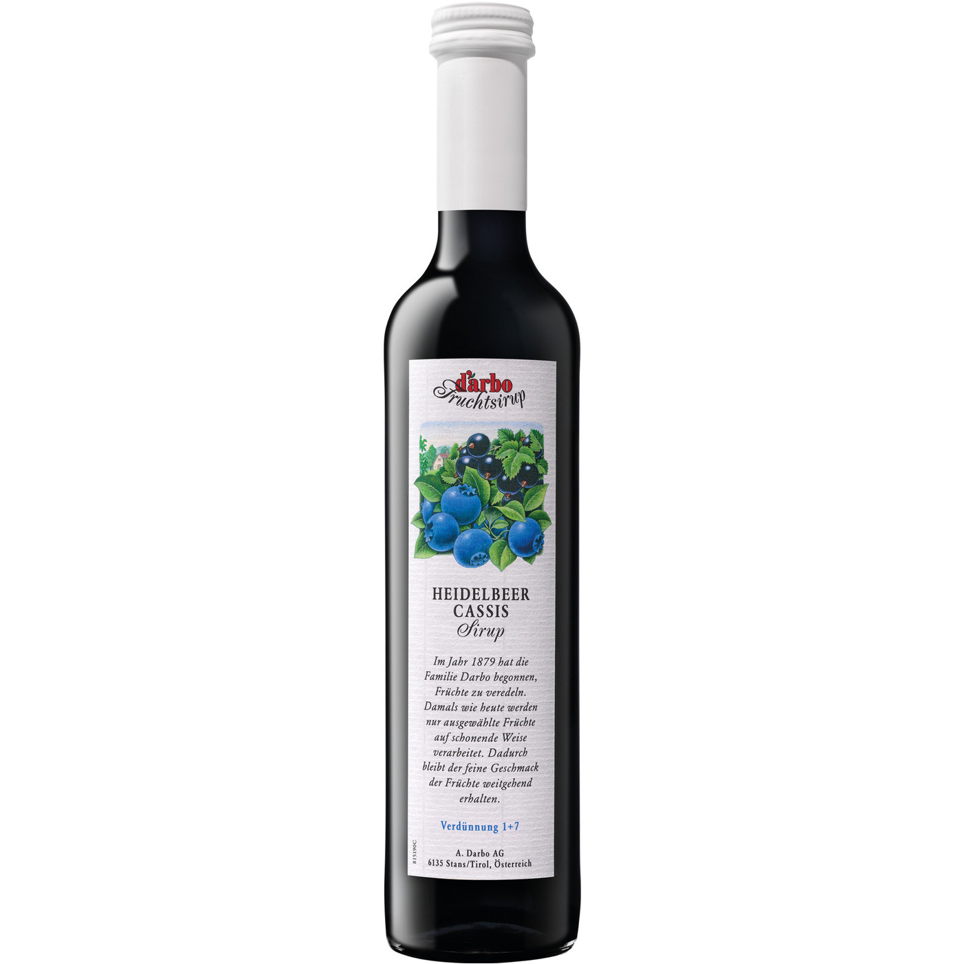 Transgourmet Österreich - Darbo Heidelbeer - Cassis Sirup 0,5 l