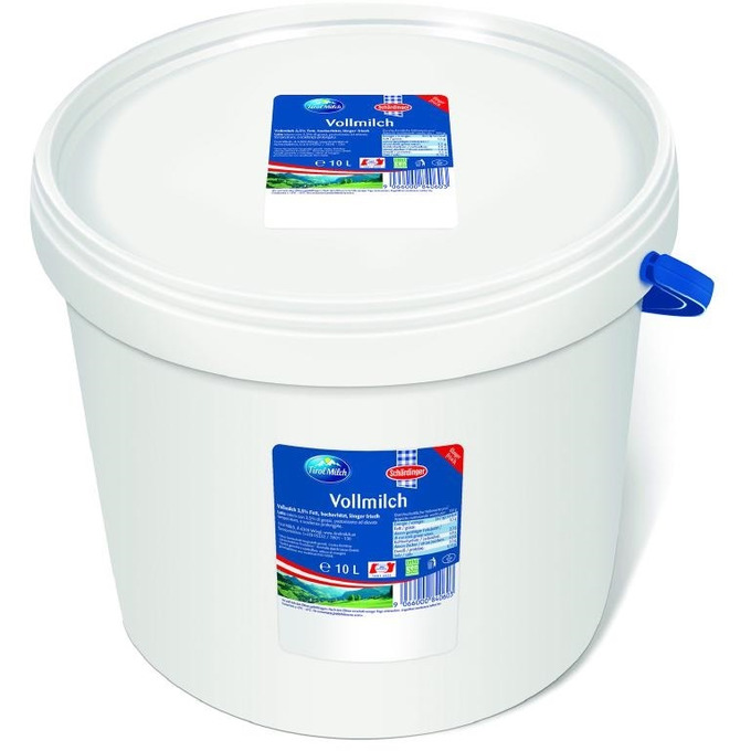 WEDL - BESTELLPORTAL - Tirol Milch ESL Vollmilch 3,5%Fett 10l Eimer WEDL - BESTELLPORTAL - Tirol Milch ESL Vollmilch 3,5%Fett 10l Eimer