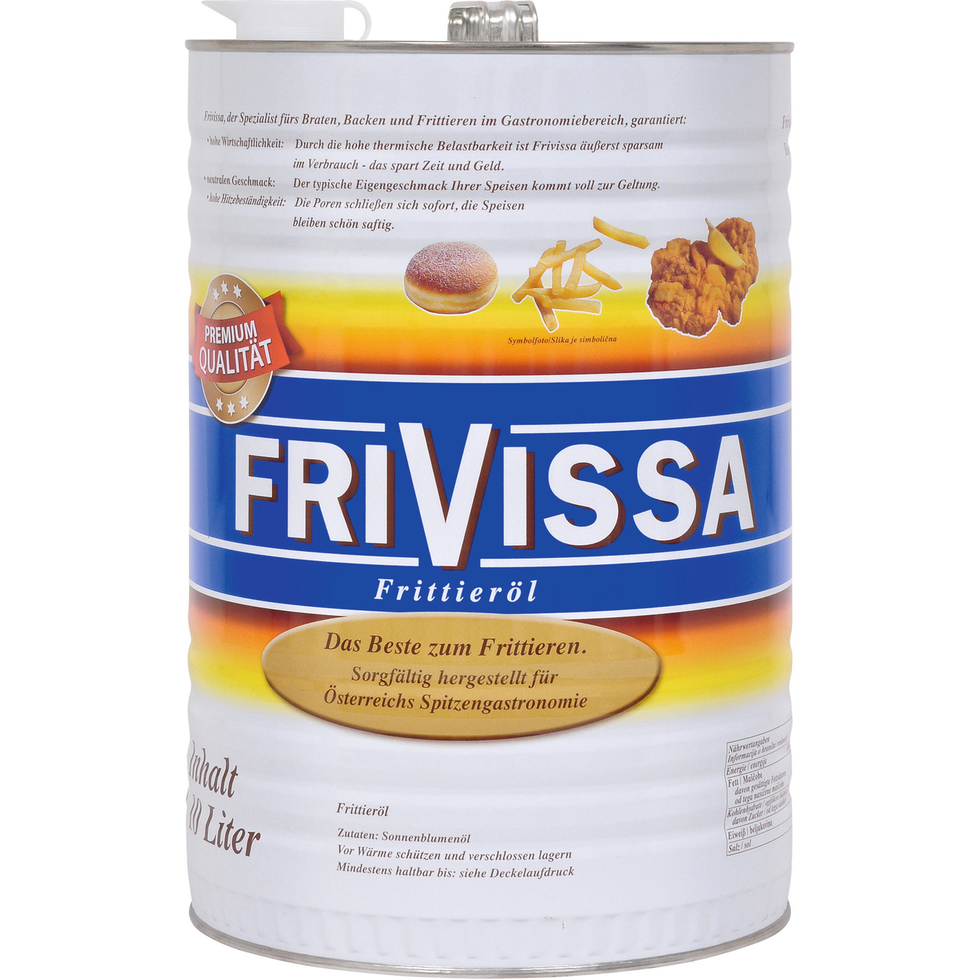 Transgourmet Österreich - Frivissa Frittieröl 10 l