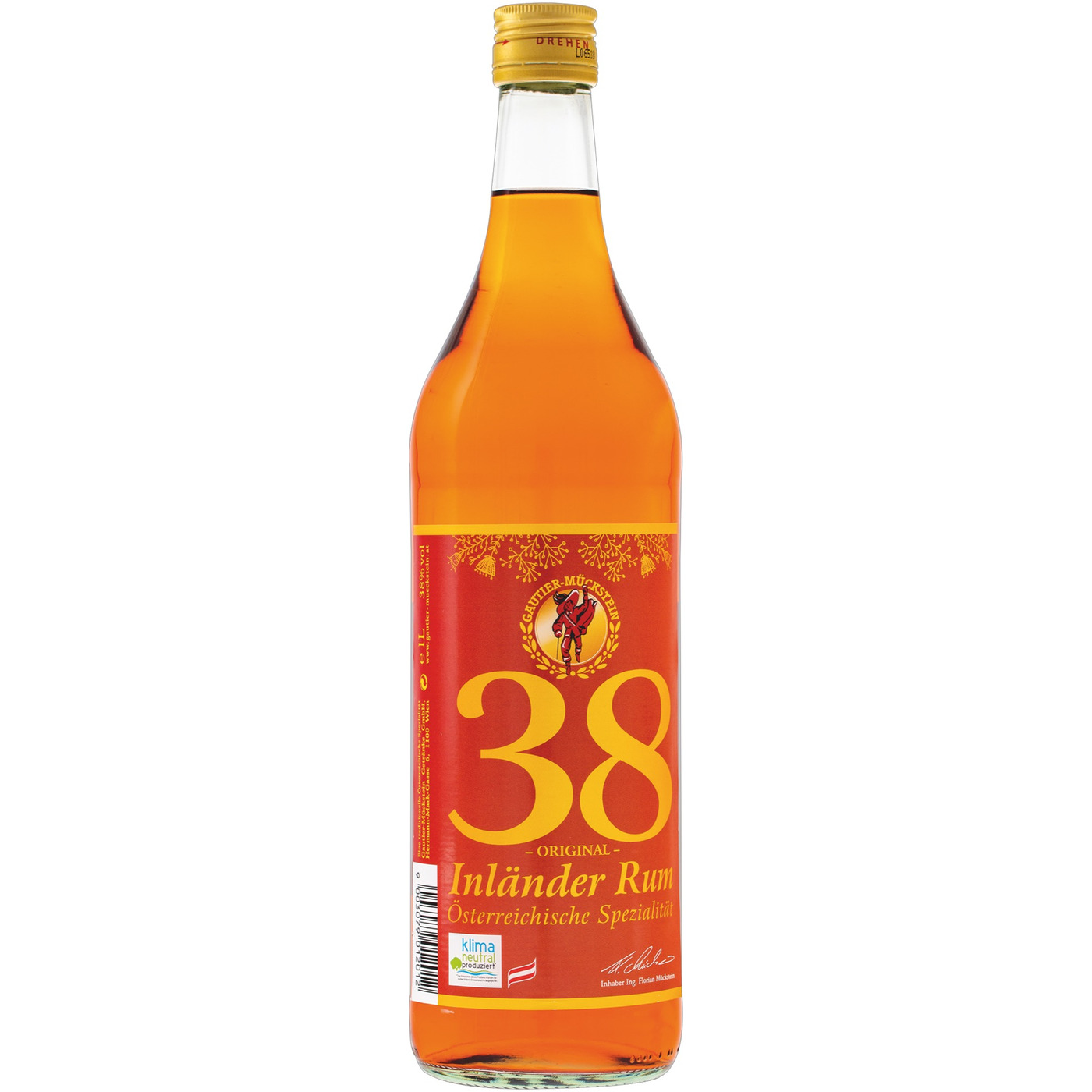 Transgourmet Österreich - Gautier Inländer Rum aus Österreich 1 l