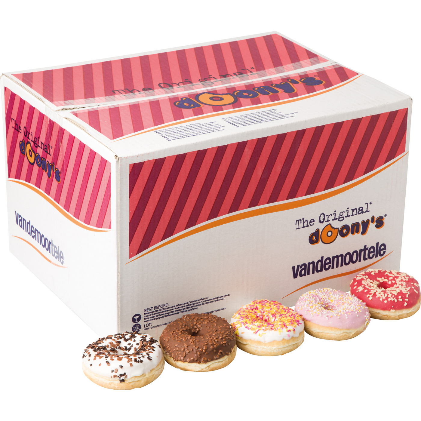 Transgourmet Österreich - Vandemoortele Donuts Mixed Box tiefgekühlt 60 ...