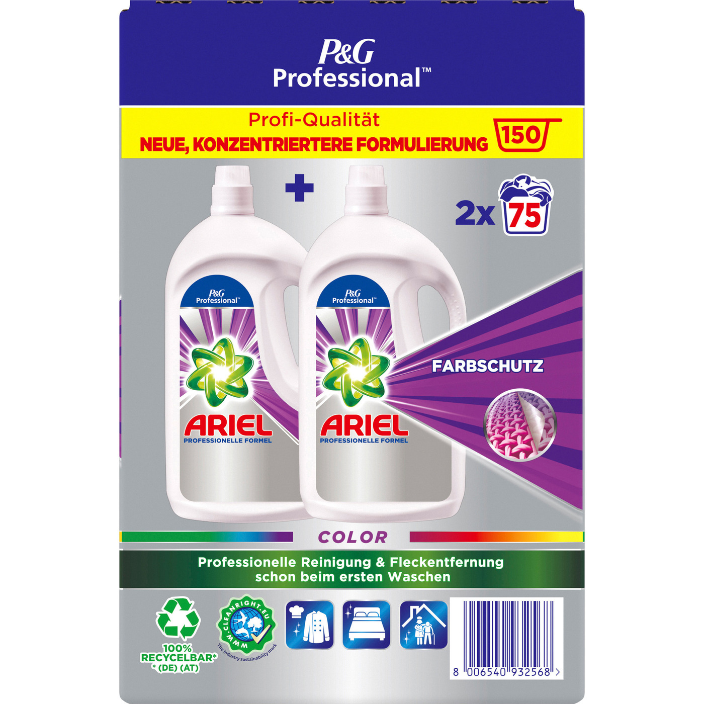Transgourmet Österreich - Ariel Professional Flüssig, Color, 2 x 70 WG