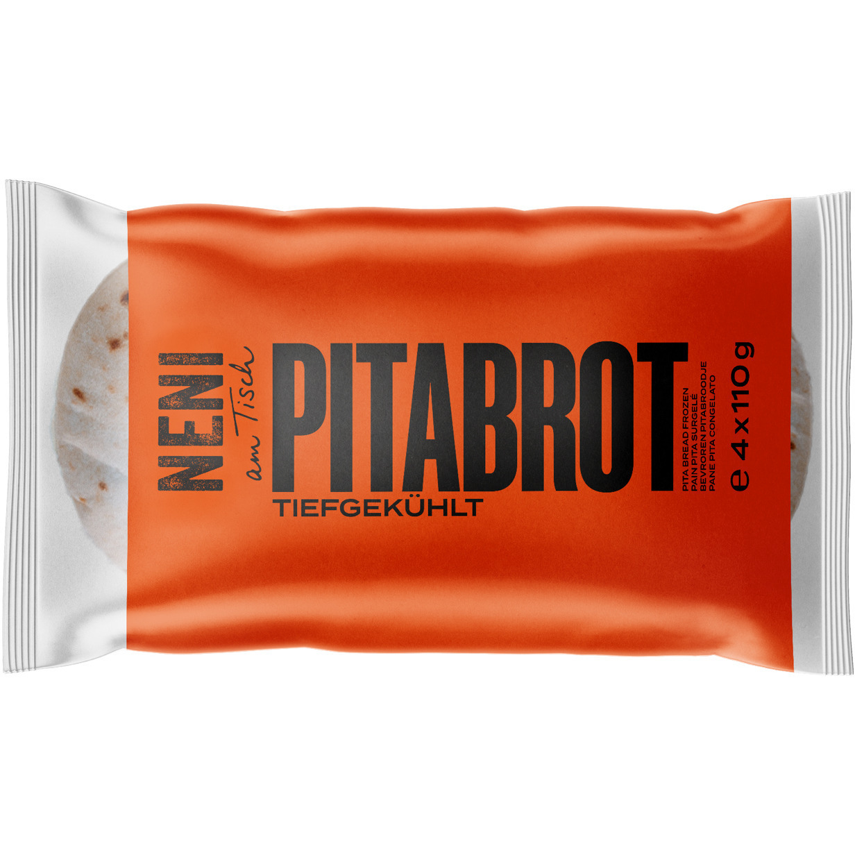 Transgourmet Österreich - NENI Pitabrot tiefgekühlt, fetiggebacken 4 x 110 g