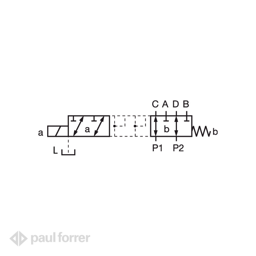 Paul Forrer AG - 6/2-Wege Selektionsventil RH-NG10