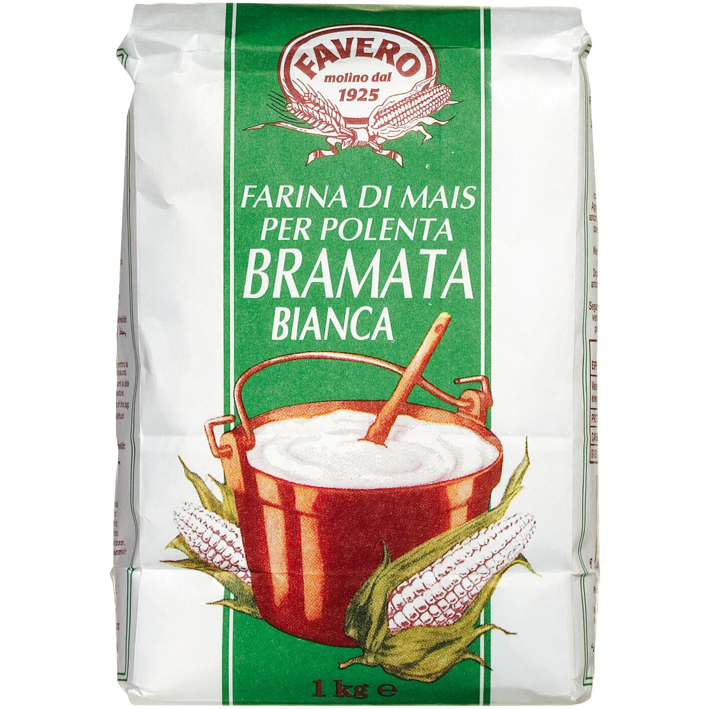 Transgourmet Österreich - Favero Polenta weiss grob gemahlen 1 kg