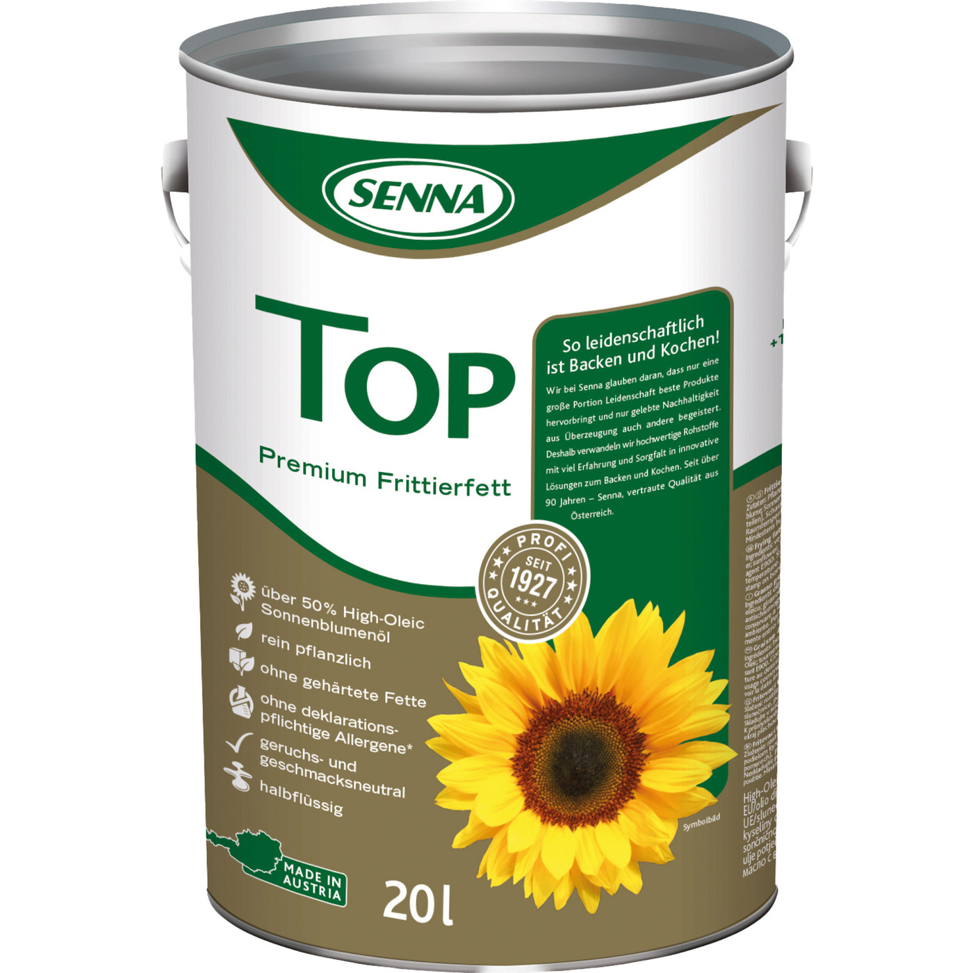 Transgourmet Österreich - Senna Top Frittierfett 20 l