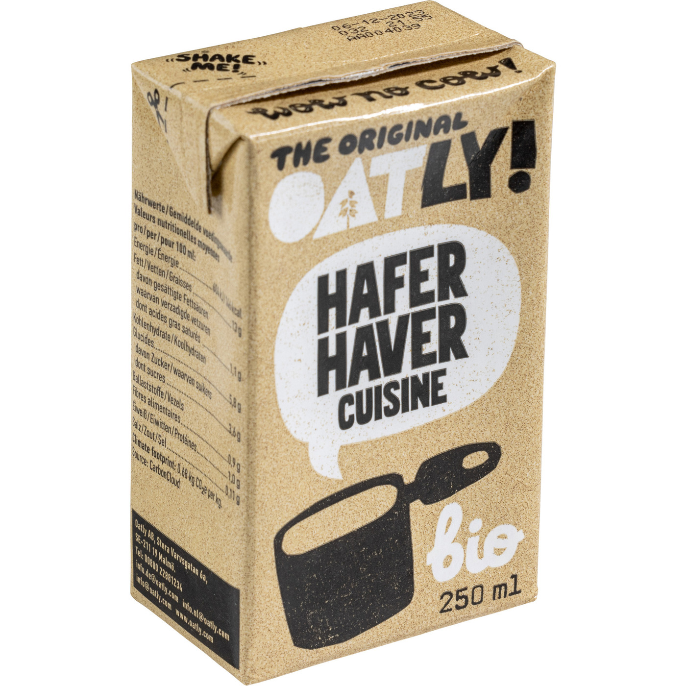 Transgourmet Österreich - Oatly Bio Hafer Cuisine 250 ml