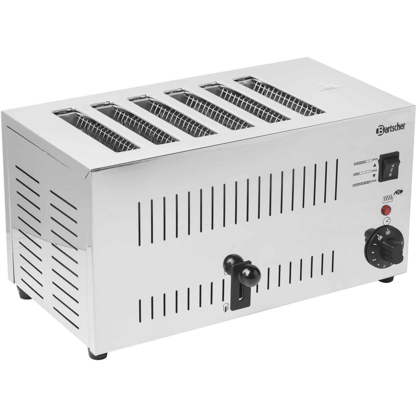 Transgourmet Österreich - Bartscher Toaster Edelstahl, mit 6 Schlitzen