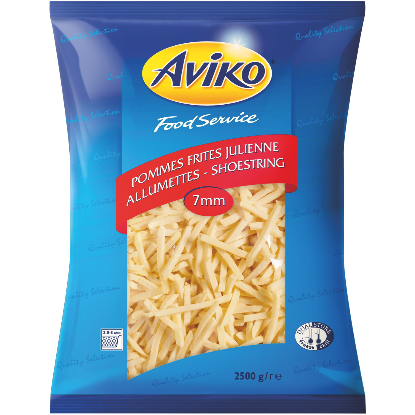 Transgourmet Österreich - Aviko Pommes Frites 7 mm, tiefgekühlt 2,5 kg