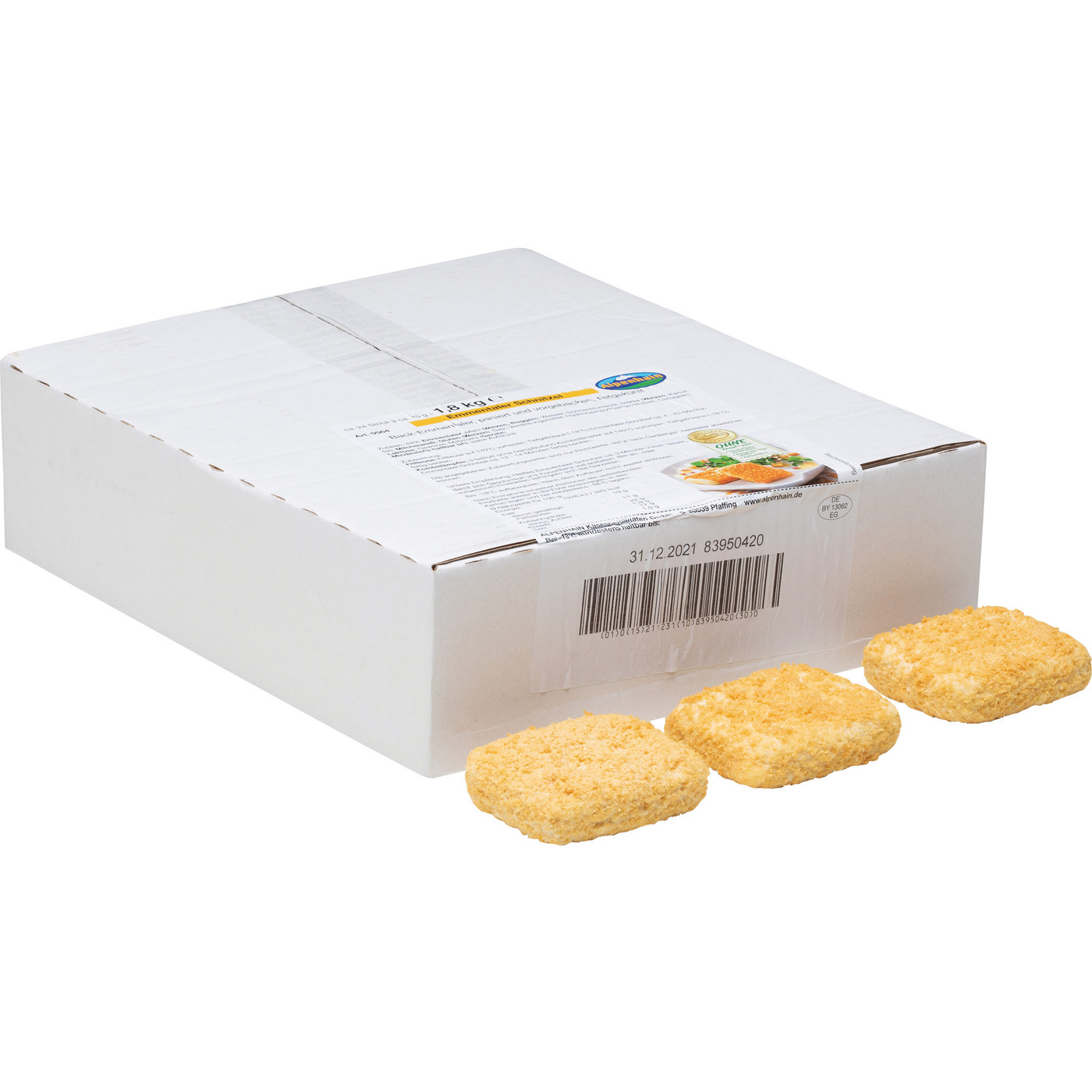 Transgourmet Österreich - Alpenhain Emmentaler gebacken tiefgekühlt 30 ...