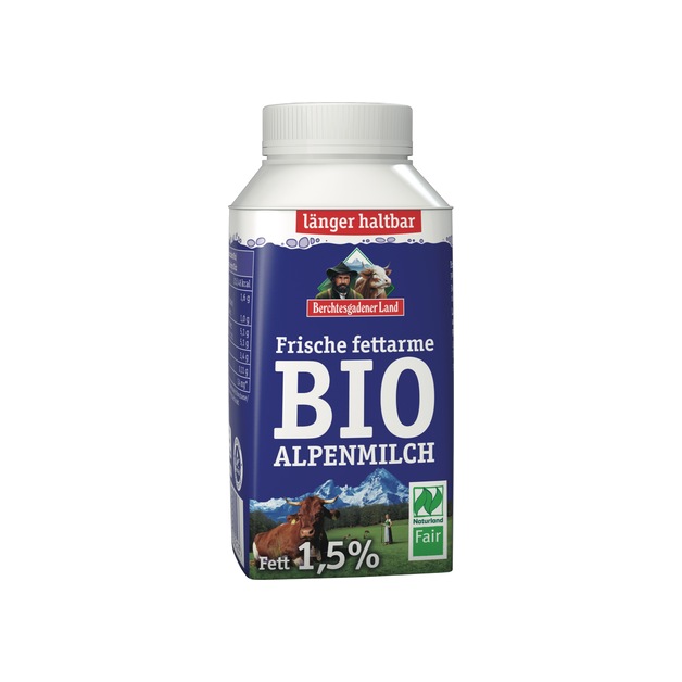 Transgourmet Österreich - Berchtesgadener Land Bio Alpenmilch 1,5% 250 ml