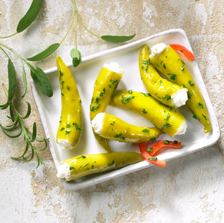 Reisige Online-Shop - (V) Peperoni grün gefüllt 1Kg