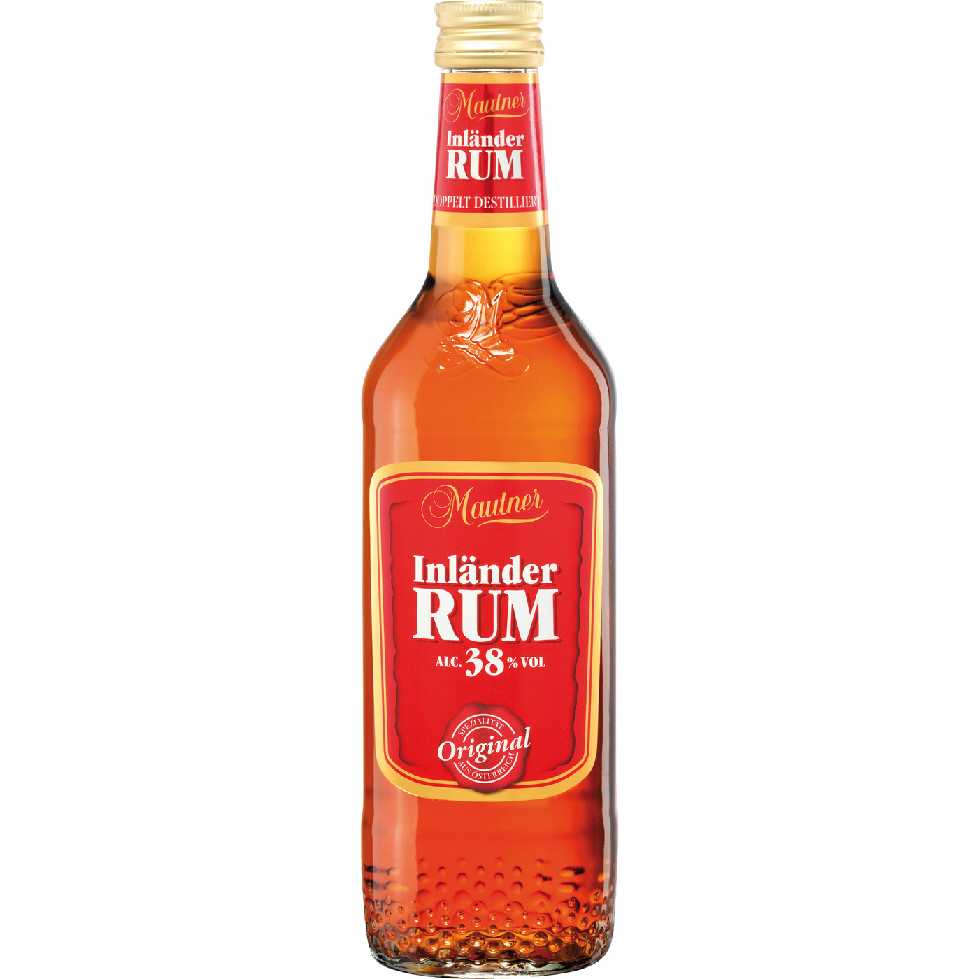 Transgourmet Österreich - Mautner Inländer Rum 38% aus Österreich 0,35 l