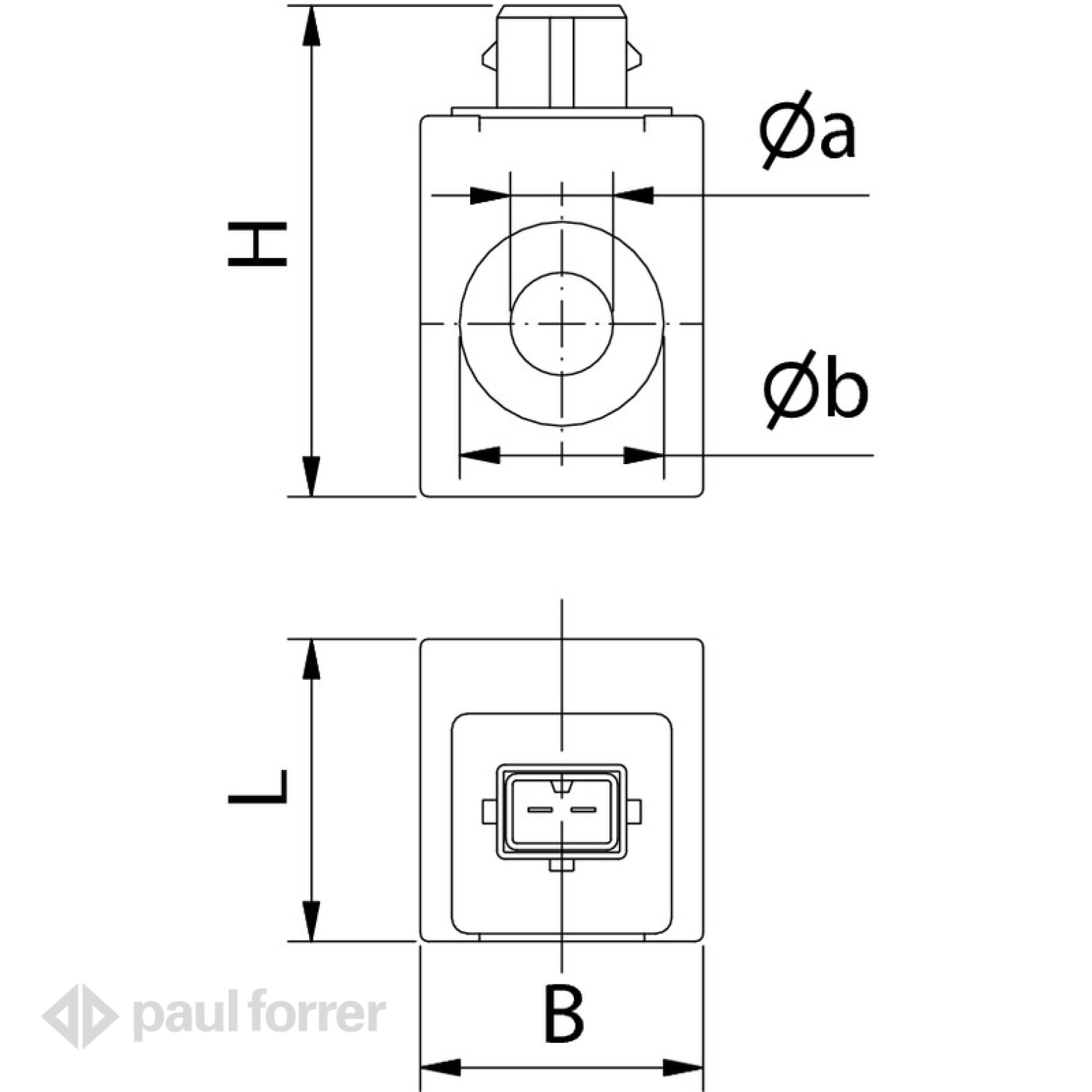 Paul Forrer AG - Magnetspulen 13 mm 8J mit AMP-Stecker